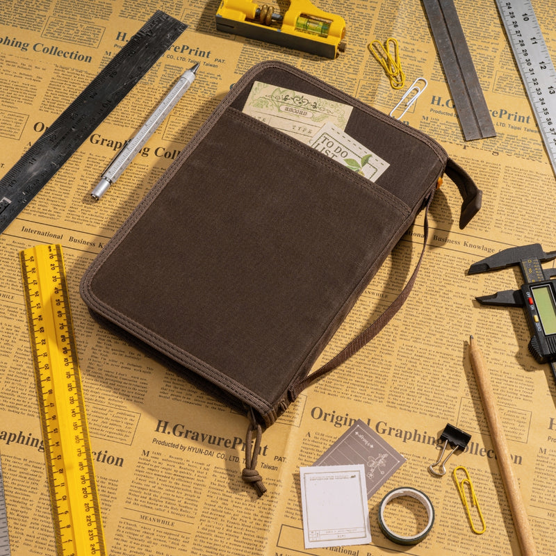 LOCHBY Field Folio A5: Zippered Notebook & Pen Organizer with Included ...