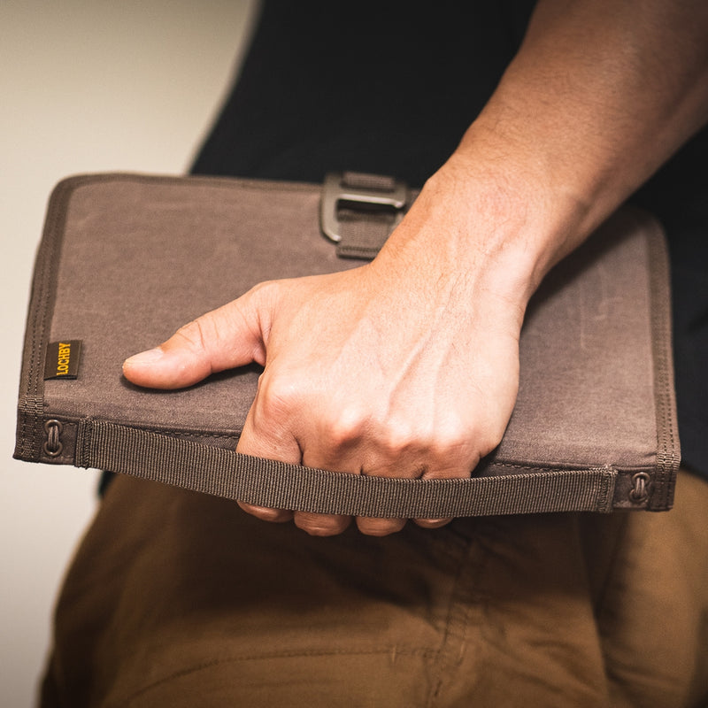 LOCHBY Field Journal: Durable Waxed Canvas Cover for Journaling