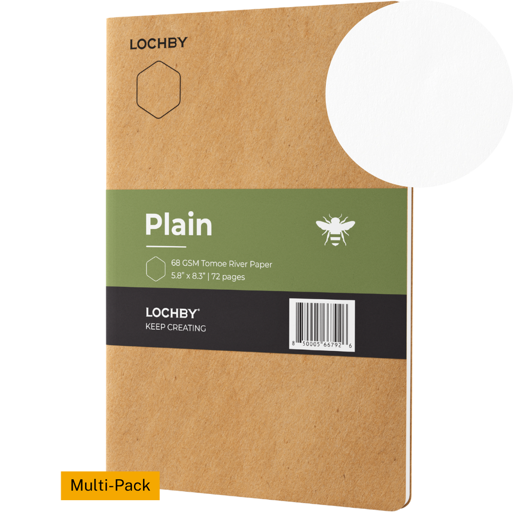 LOCHBY A5 Notebook & Planner (4 Pack) | Field Journal Refill | Tomoe ...
