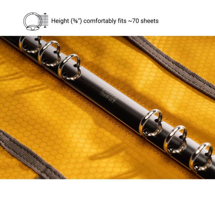 LOCHBY Field Binder A5: Durable Waxed Canvas 6‑Ring Binder