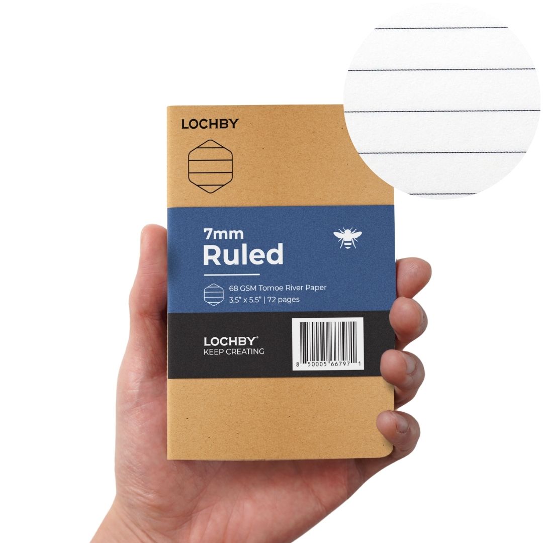 Pocket-size Notebook 3.5" x 5.5" | Tomoe River Paper – LOCHBY