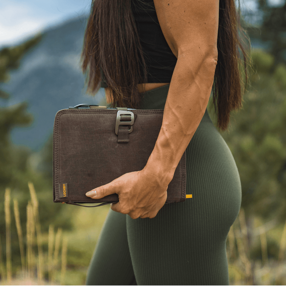 LOCHBY Field Journal: Durable Waxed Canvas Cover for Journaling