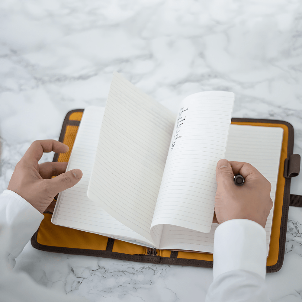 LOCHBY Field Journal: Durable Waxed Canvas Cover for Journaling