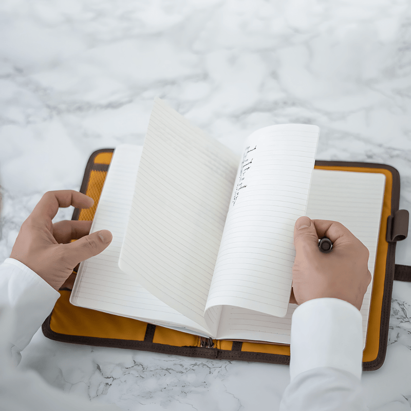 LOCHBY Field Journal: Durable Waxed Canvas Cover for Journaling