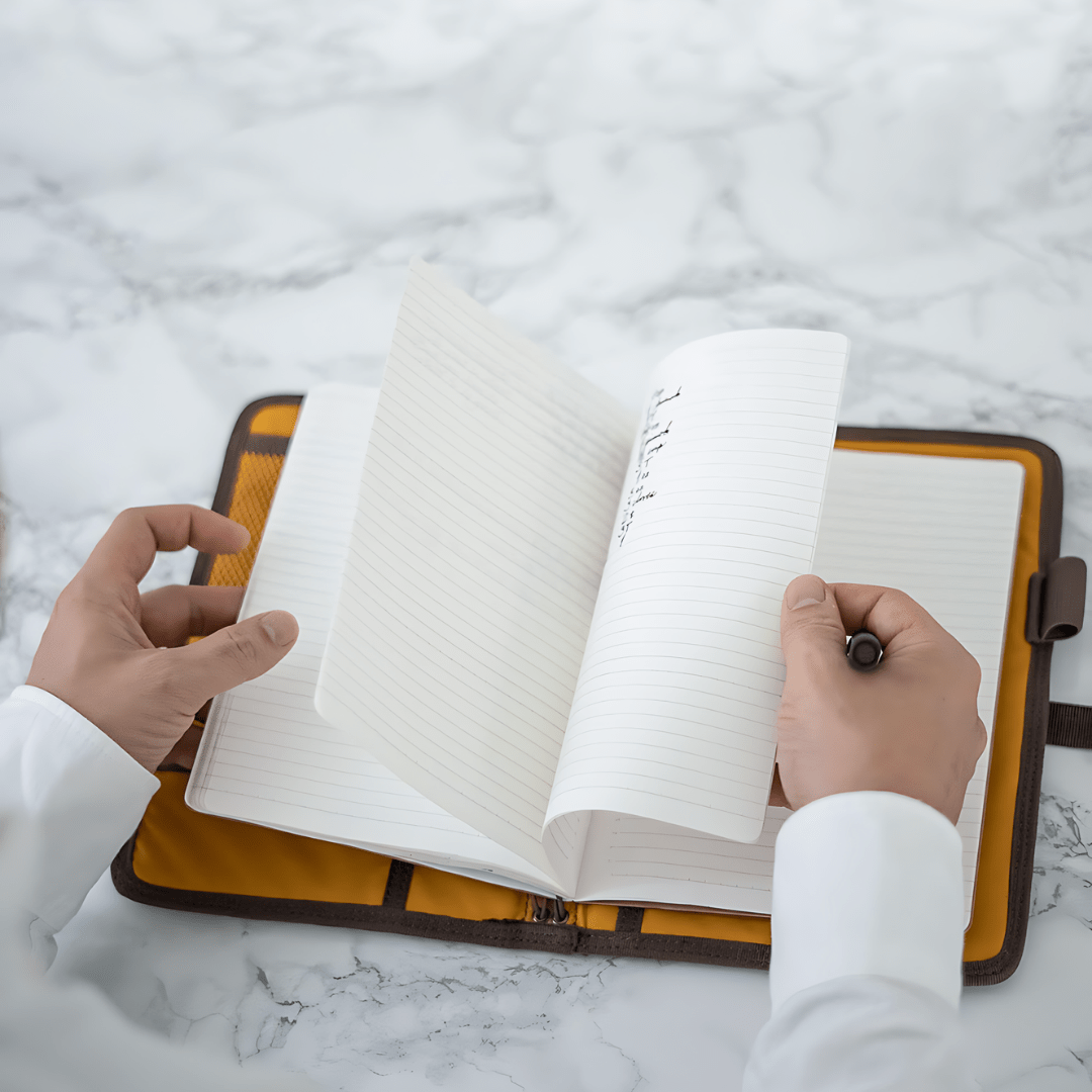 LOCHBY Field Journal: Durable Waxed Canvas Cover for Journaling