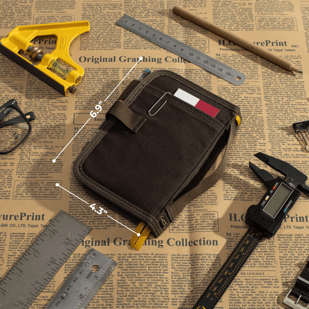 LOCHBY Mini Field Journal: Compact Water-Resistant Journal Cover