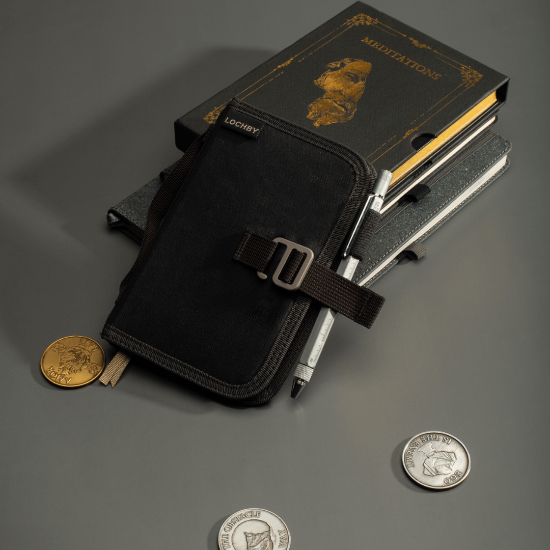 LOCHBY Mini Field Journal: Compact Water-Resistant Journal Cover